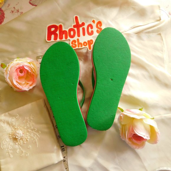 H&M | Shoes | Watermelon Themed Platform Foam Sandals | Poshmark